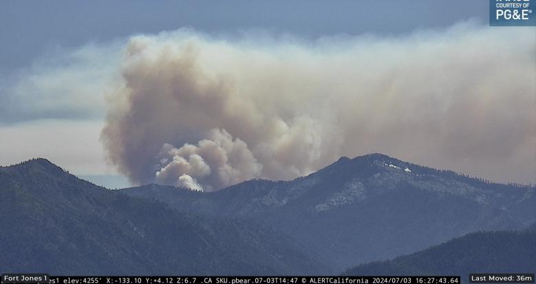 Shelly Fire uncontained west of Etna