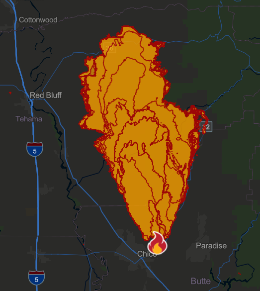 Park Fire: AM, July 30 update