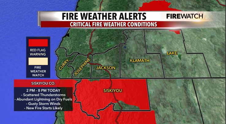 Critical fire conditions continue in region today